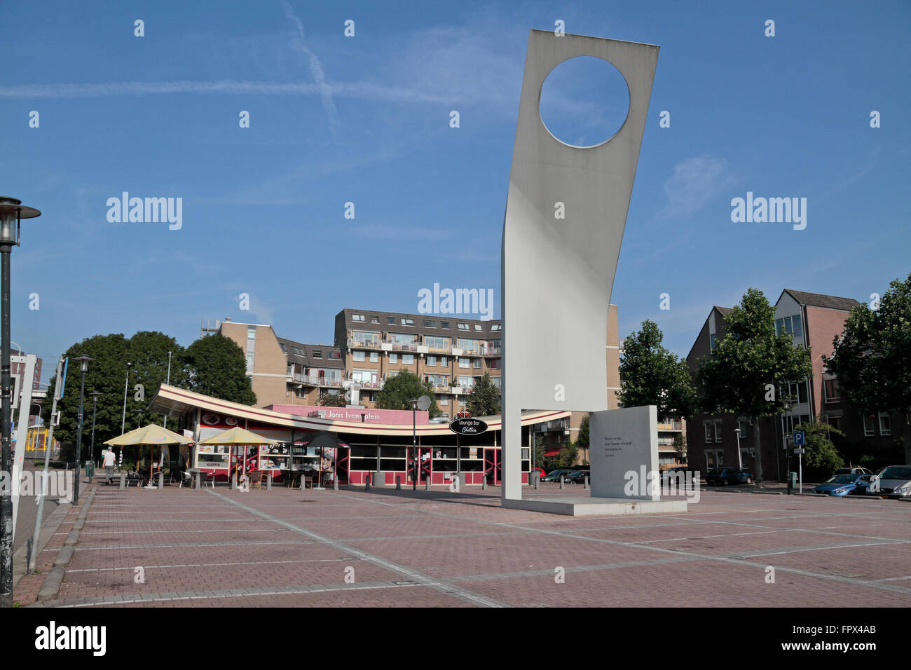 J. Ivensplein, the site of the execution of Jan van Hoof in Nijmegen ...