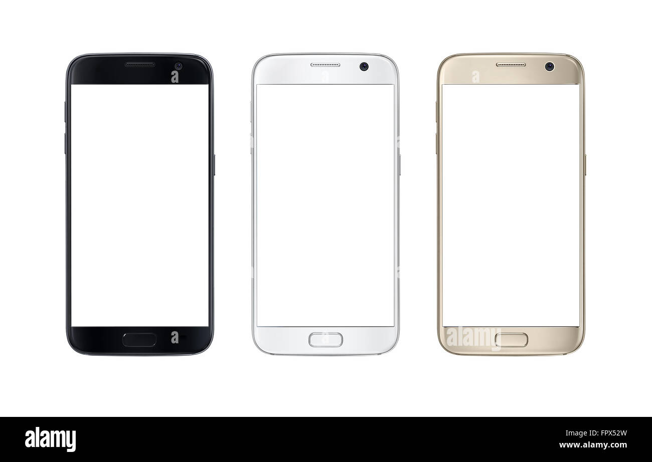 White screen phone hi-res stock photography and images - Alamy