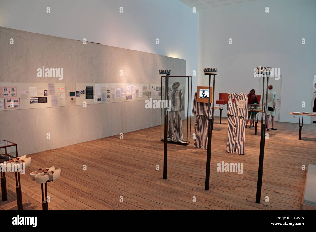 General view inside the display area in the Camp Vught National ...