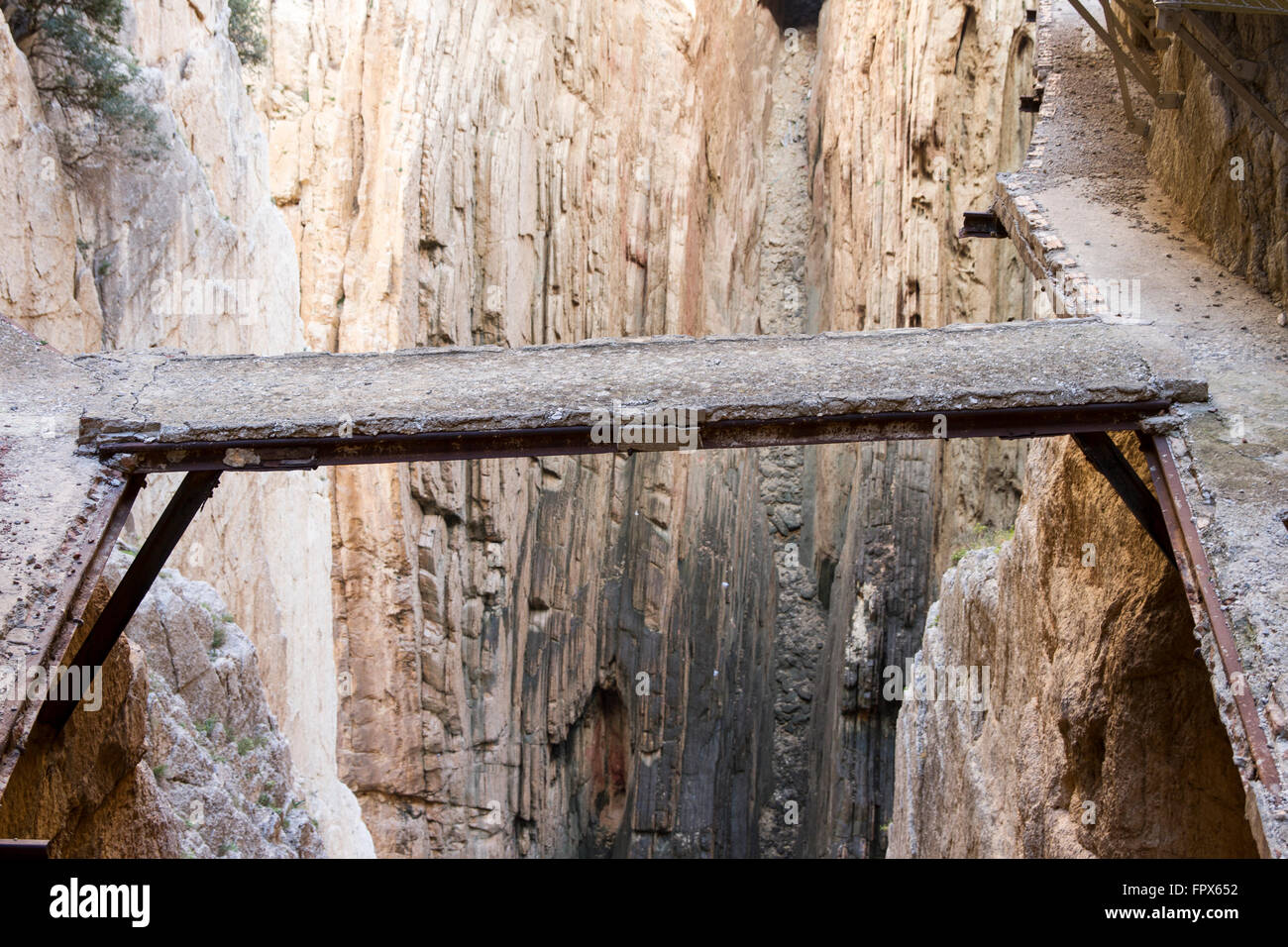 Old path of Caminito del Rey Stock Photo - Alamy
