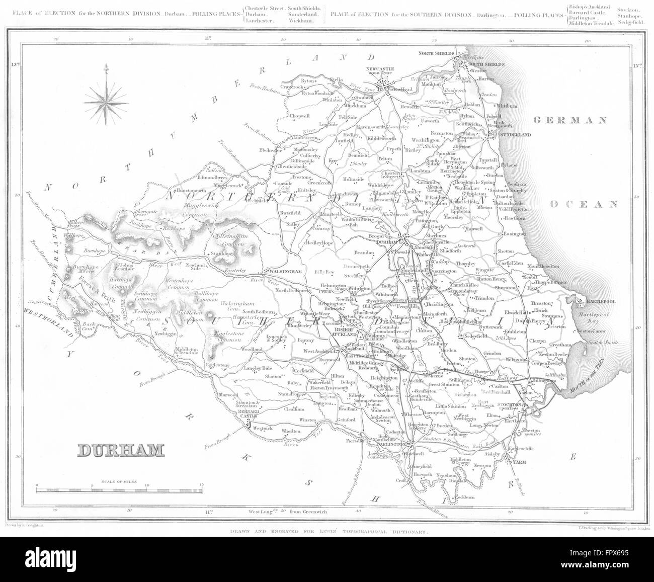 England durham Black and White Stock Photos & Images - Alamy