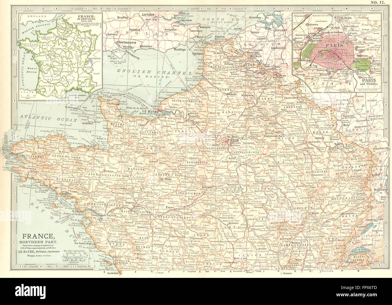 Map of paris 1789 hi-res stock photography and images - Alamy