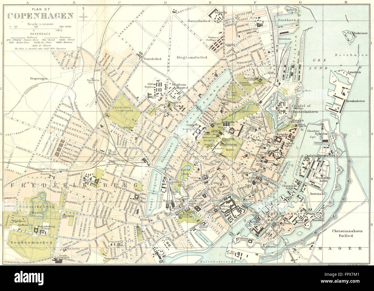 Victorian town map hi-res stock photography and images - Alamy