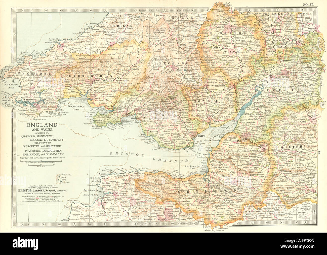 Vintage wiltshire uk map hi-res stock photography and images - Alamy