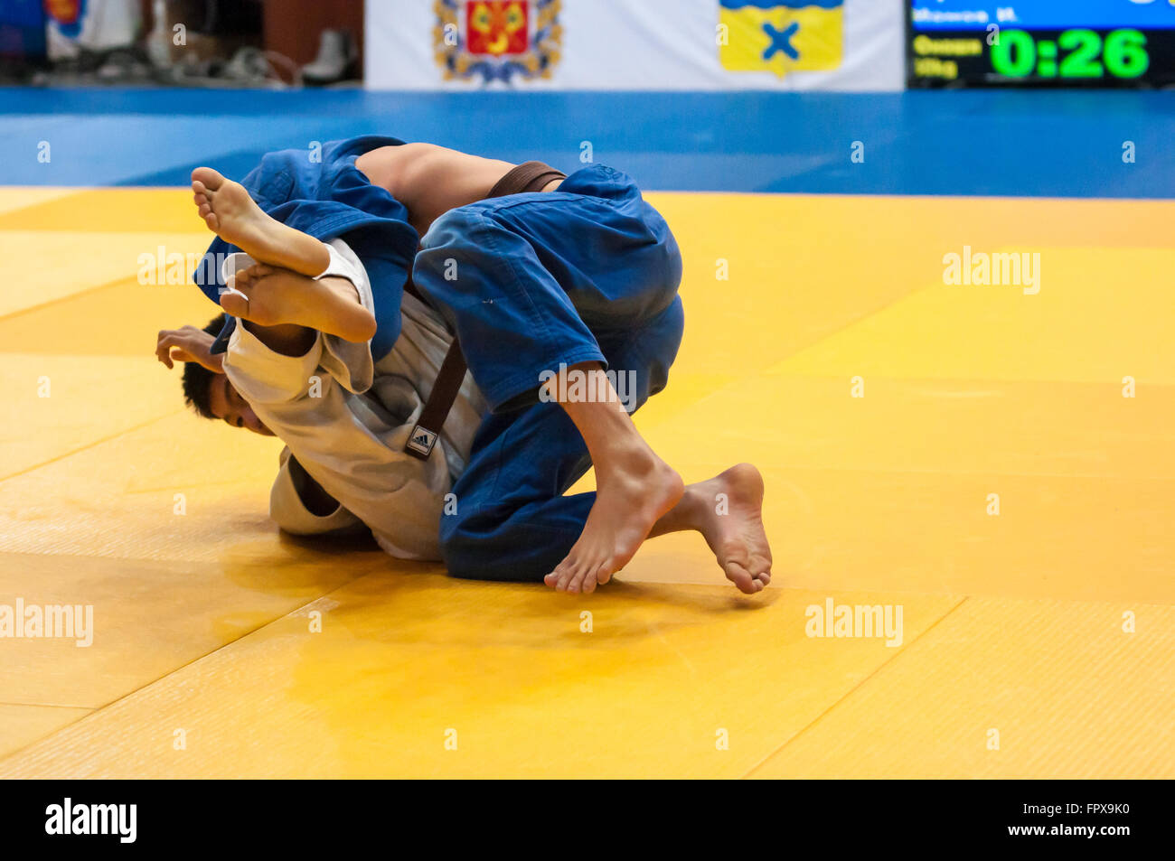 Judoka posture hi-res stock photography and images - Alamy