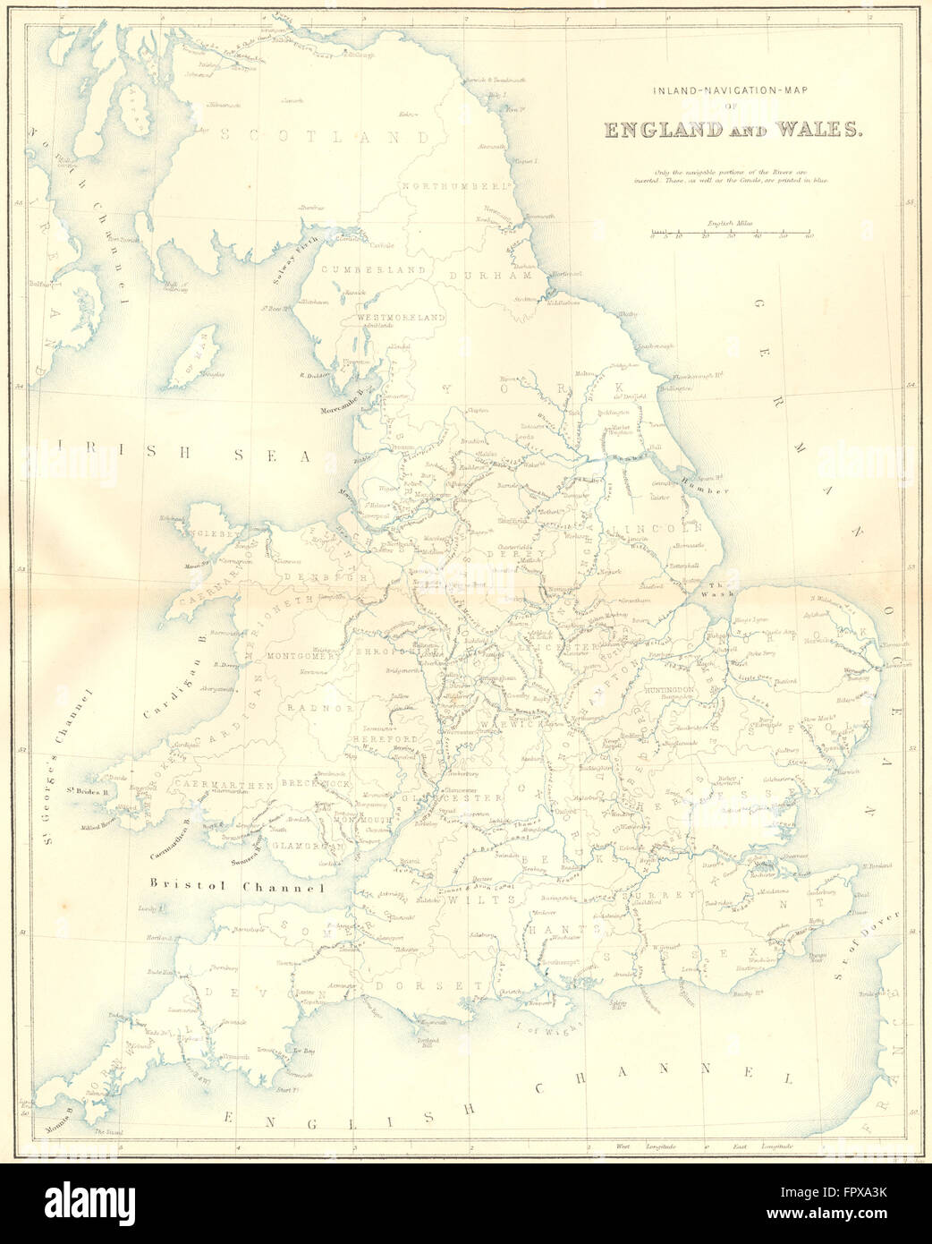 Topographical map of england hi-res stock photography and images - Alamy