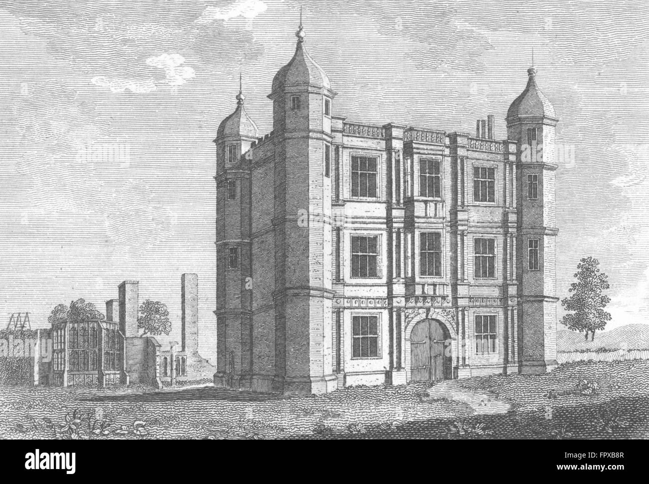 Manor house gate Black and White Stock Photos & Images - Alamy