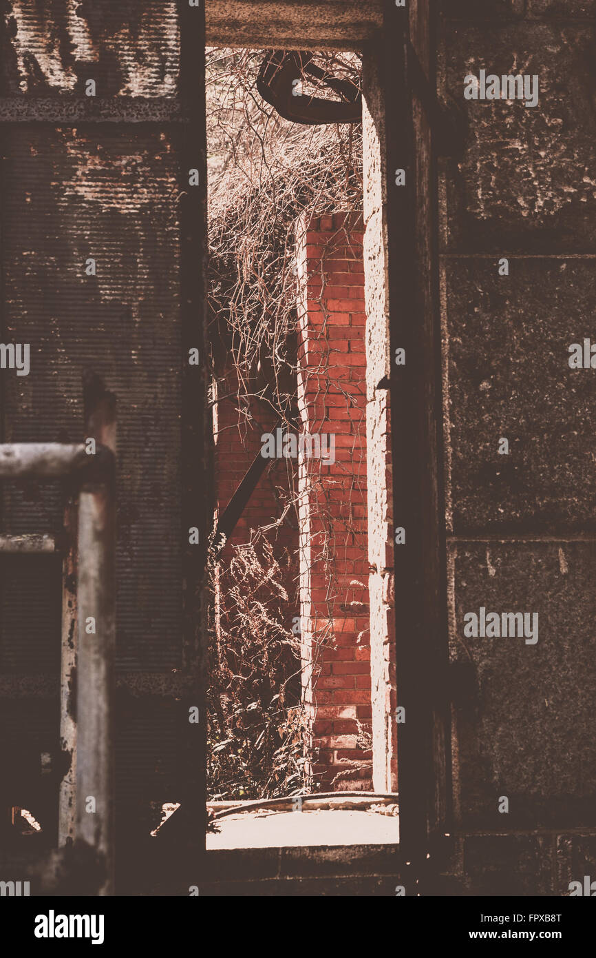 Details of decaying architecture at an old military fort Stock Photo ...