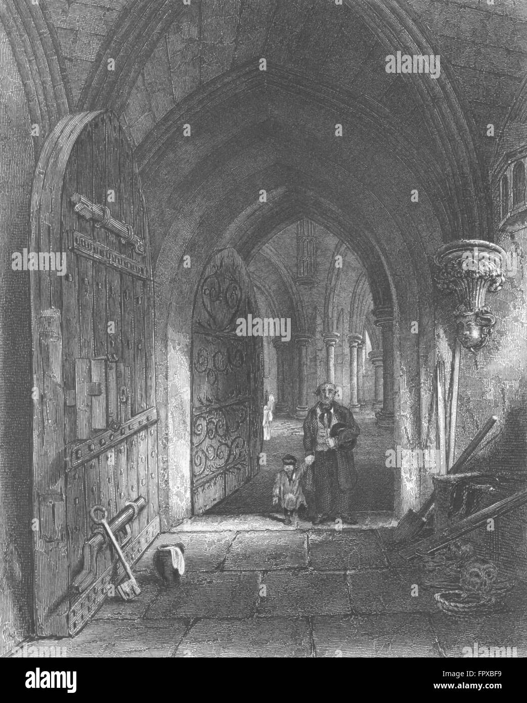 Entry crypt Black and White Stock Photos & Images - Alamy