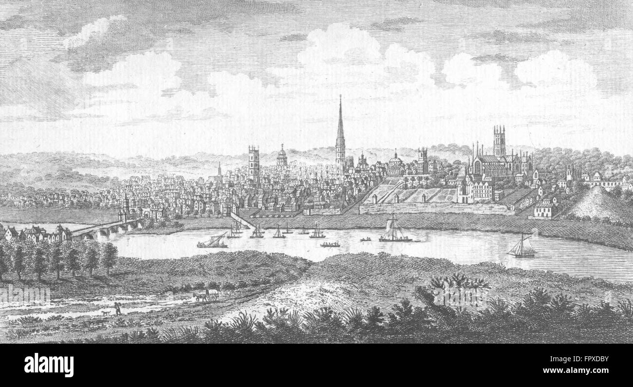 South london 18th century engraving hi-res stock photography and images ...