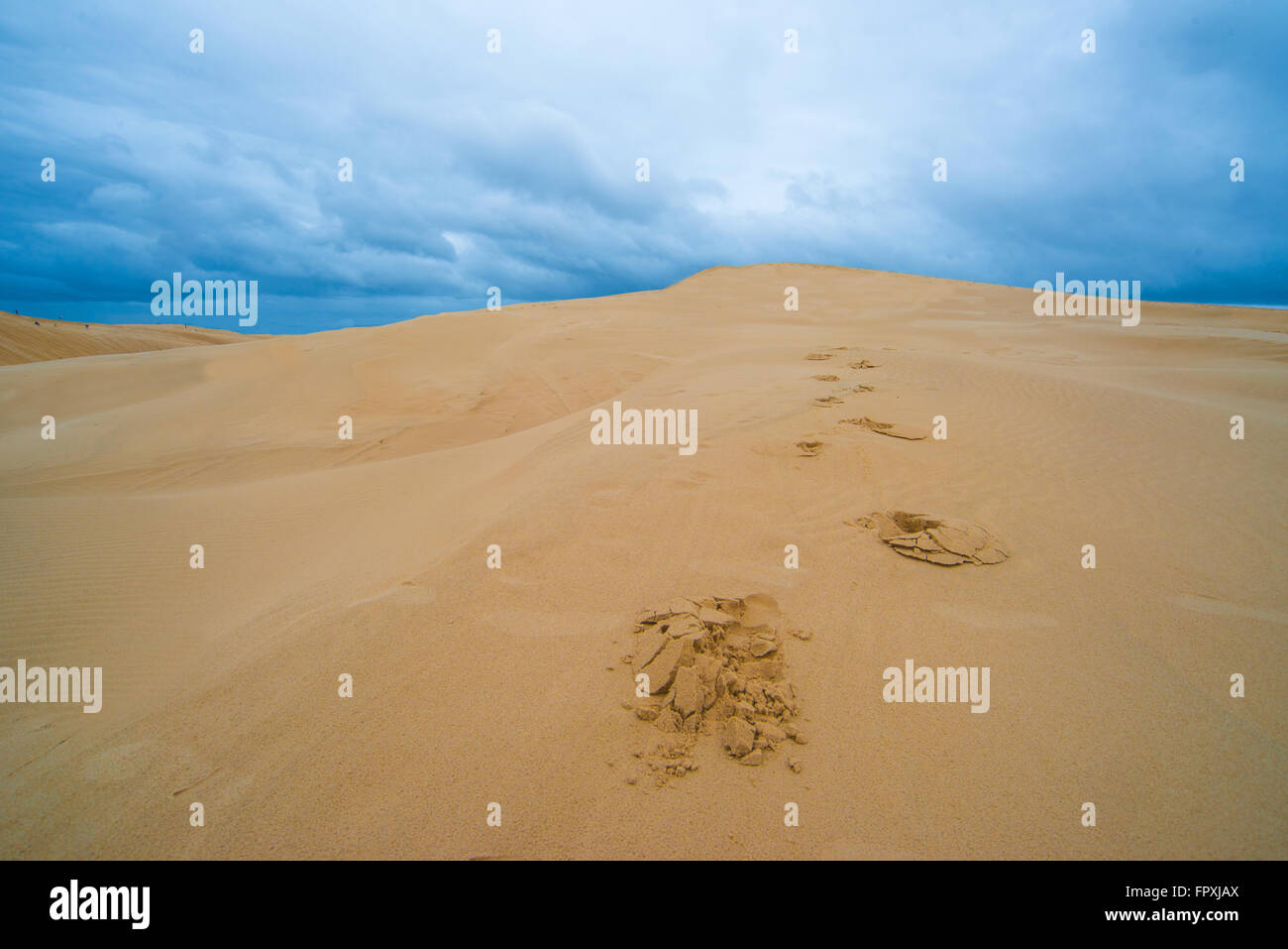 Footprints steps sand desert hi-res stock photography and images - Alamy