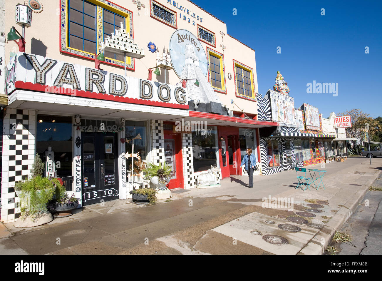 The atmosphere of SoCo, a long stretch of South Congress Avenue lined ...