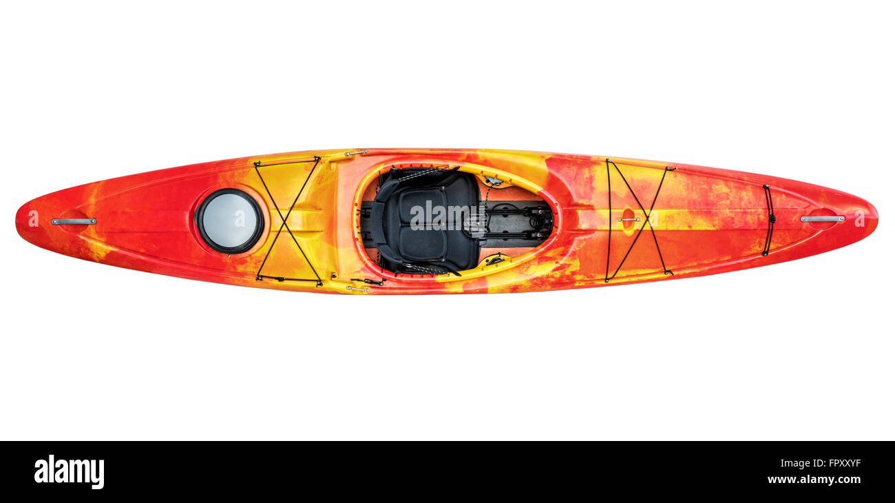 top view of crossover kayak (whitewater and river running kayak ...