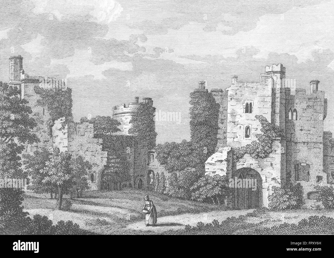 Castle gate engraved Black and White Stock Photos & Images - Alamy