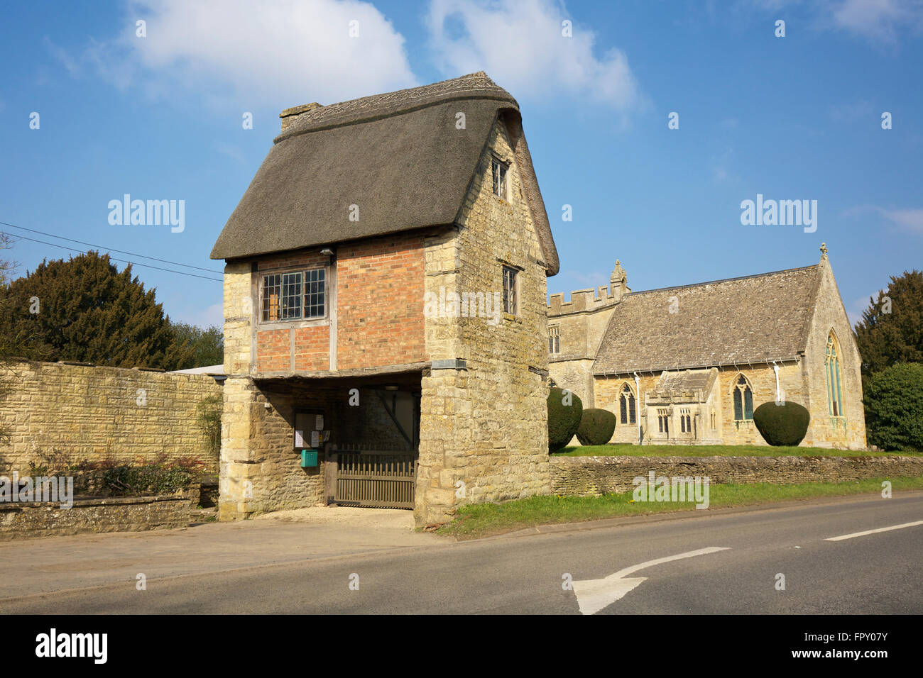 Lych Gate St Peter & St Paul Long Compton Warwickshire West Midlands ...
