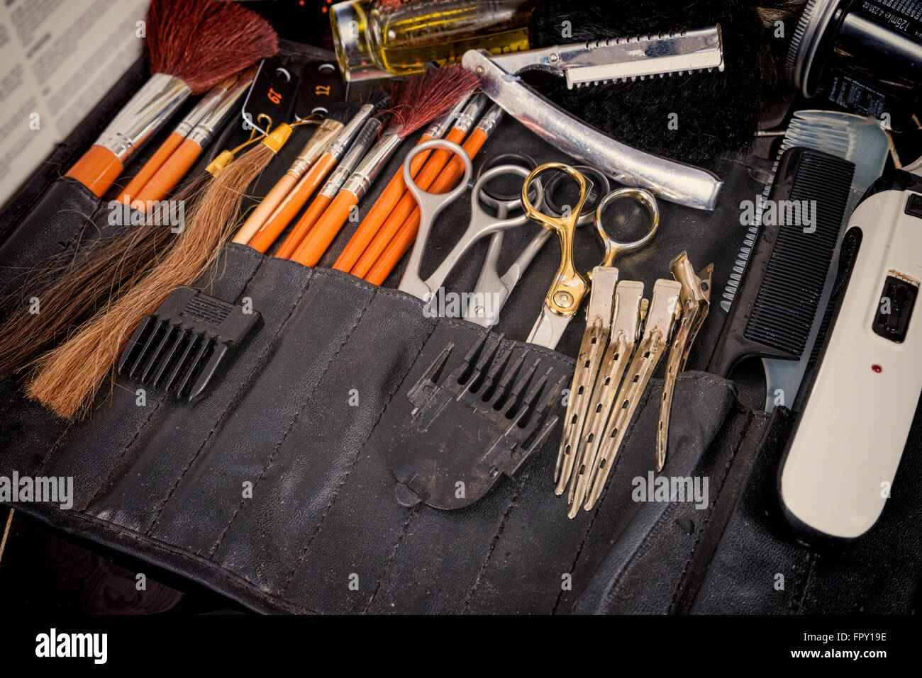 Hairdresser equipment hi-res stock photography and images - Alamy