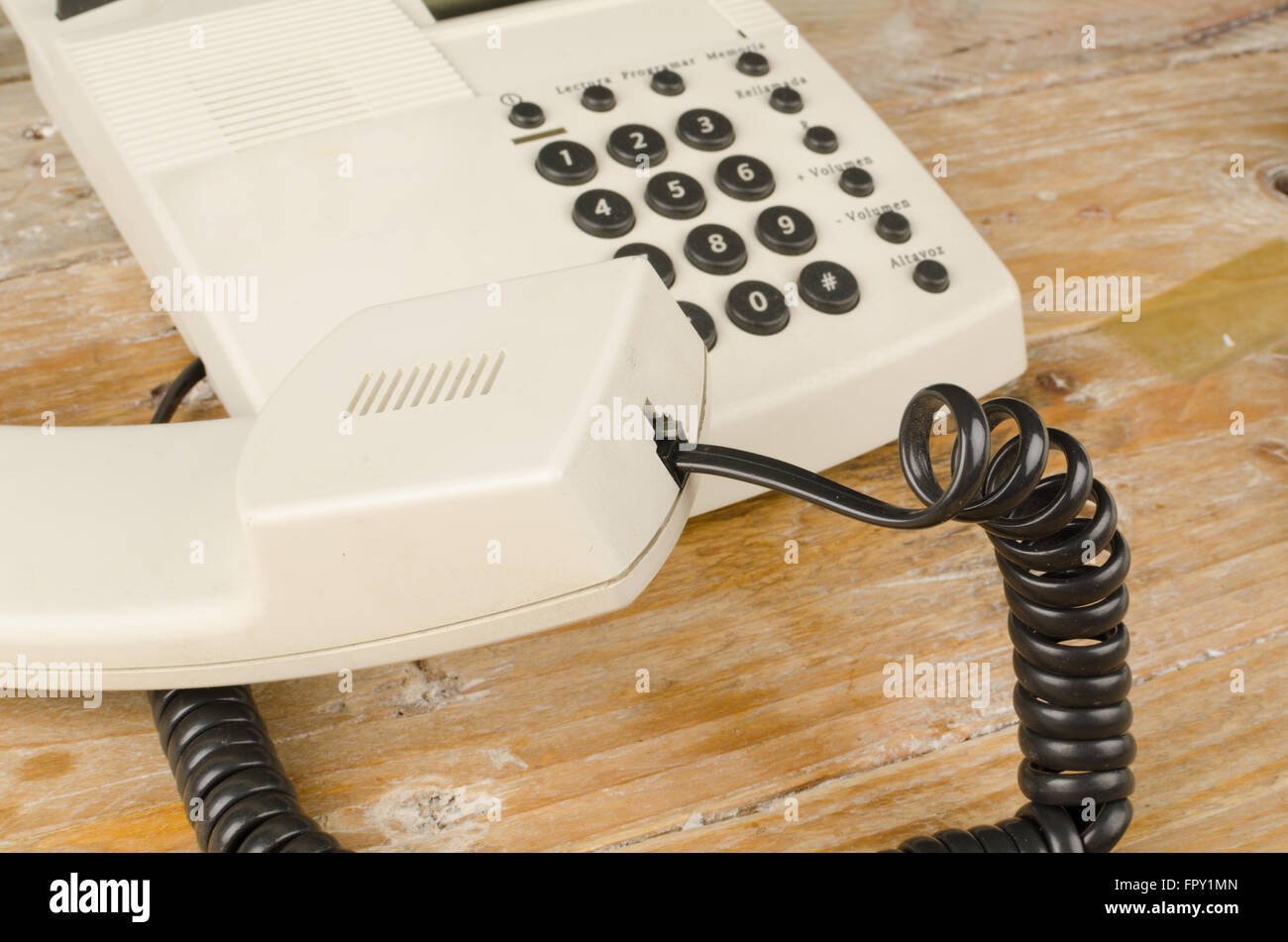 Analog landline phone hi-res stock photography and images - Alamy