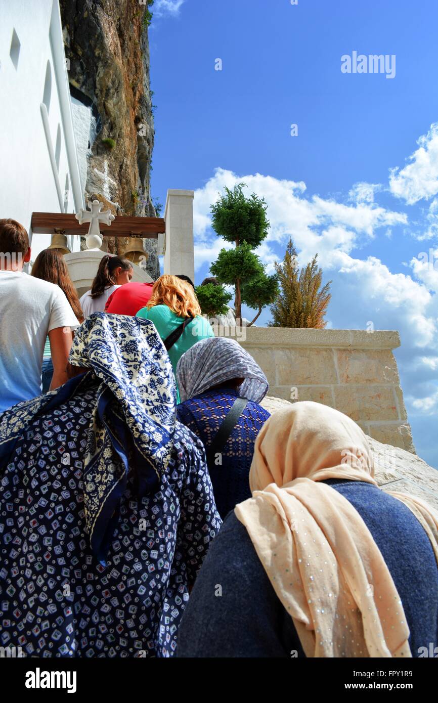 Ostrog monastery interior montenegro hi-res stock photography and ...