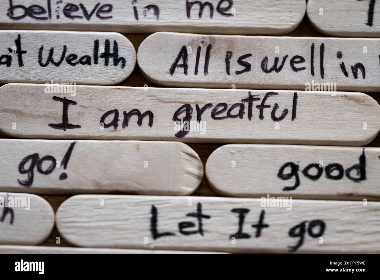 Positive mantra hi-res stock photography and images - Alamy