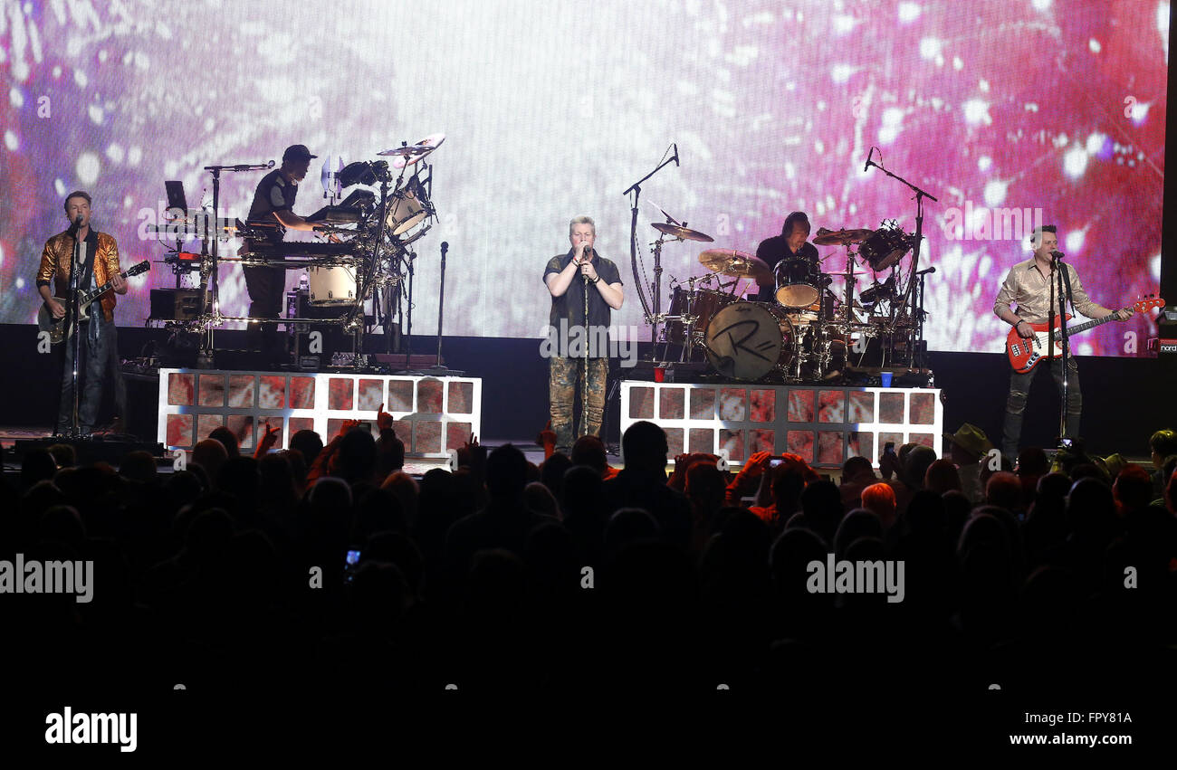 Rascal Flatts performs at The Joint inside The Hard Rock Hotel & Casino ...