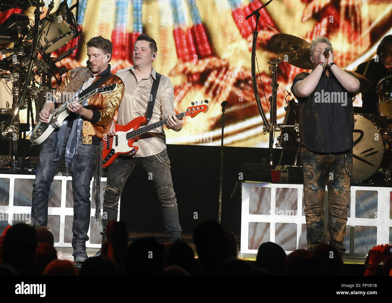 Rascal Flatts performs at The Joint inside The Hard Rock Hotel & Casino ...