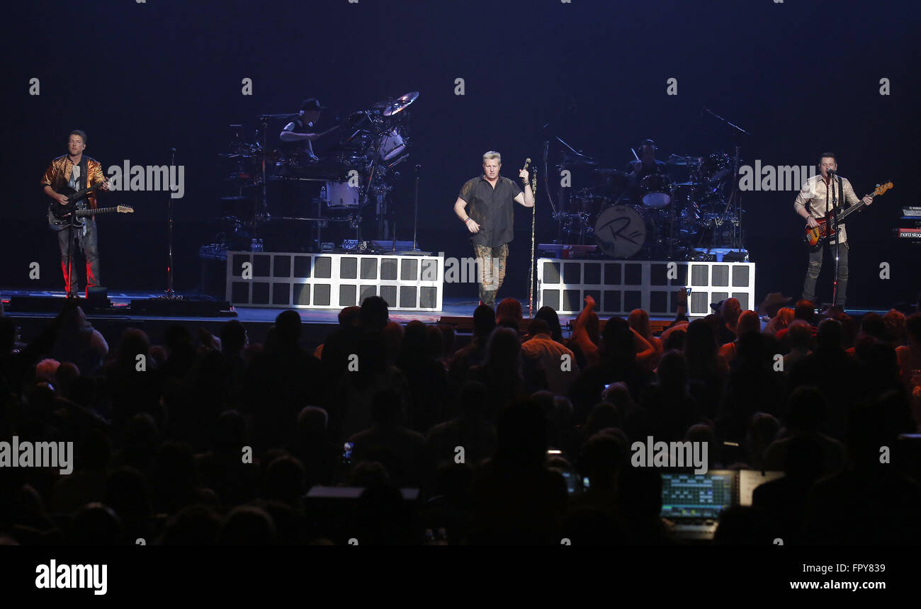 Rascal Flatts performs at The Joint inside The Hard Rock Hotel & Casino ...