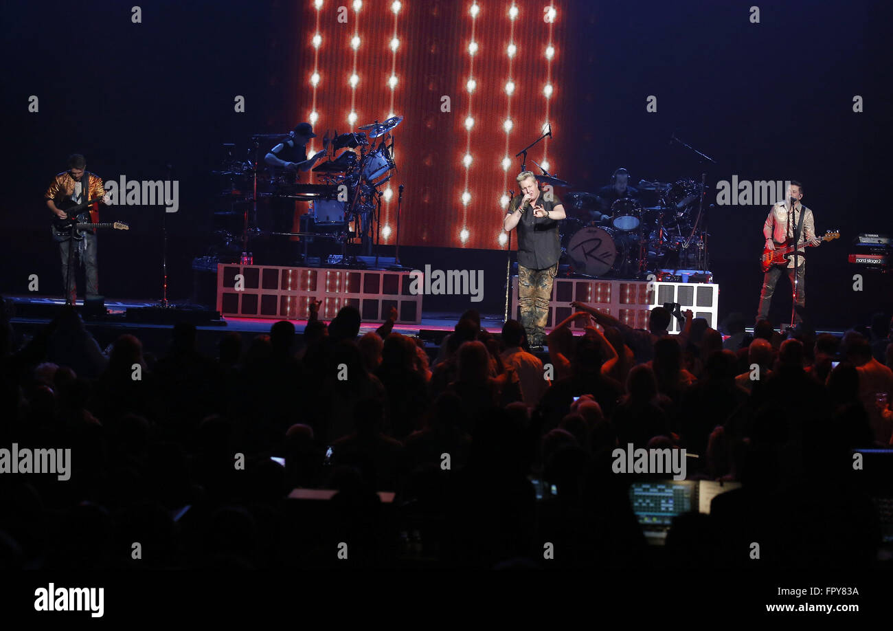 Rascal Flatts performs at The Joint inside The Hard Rock Hotel & Casino ...