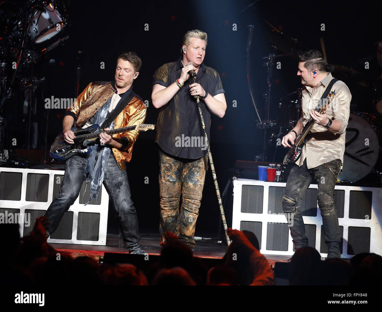 Rascal Flatts performs at The Joint inside The Hard Rock Hotel & Casino ...