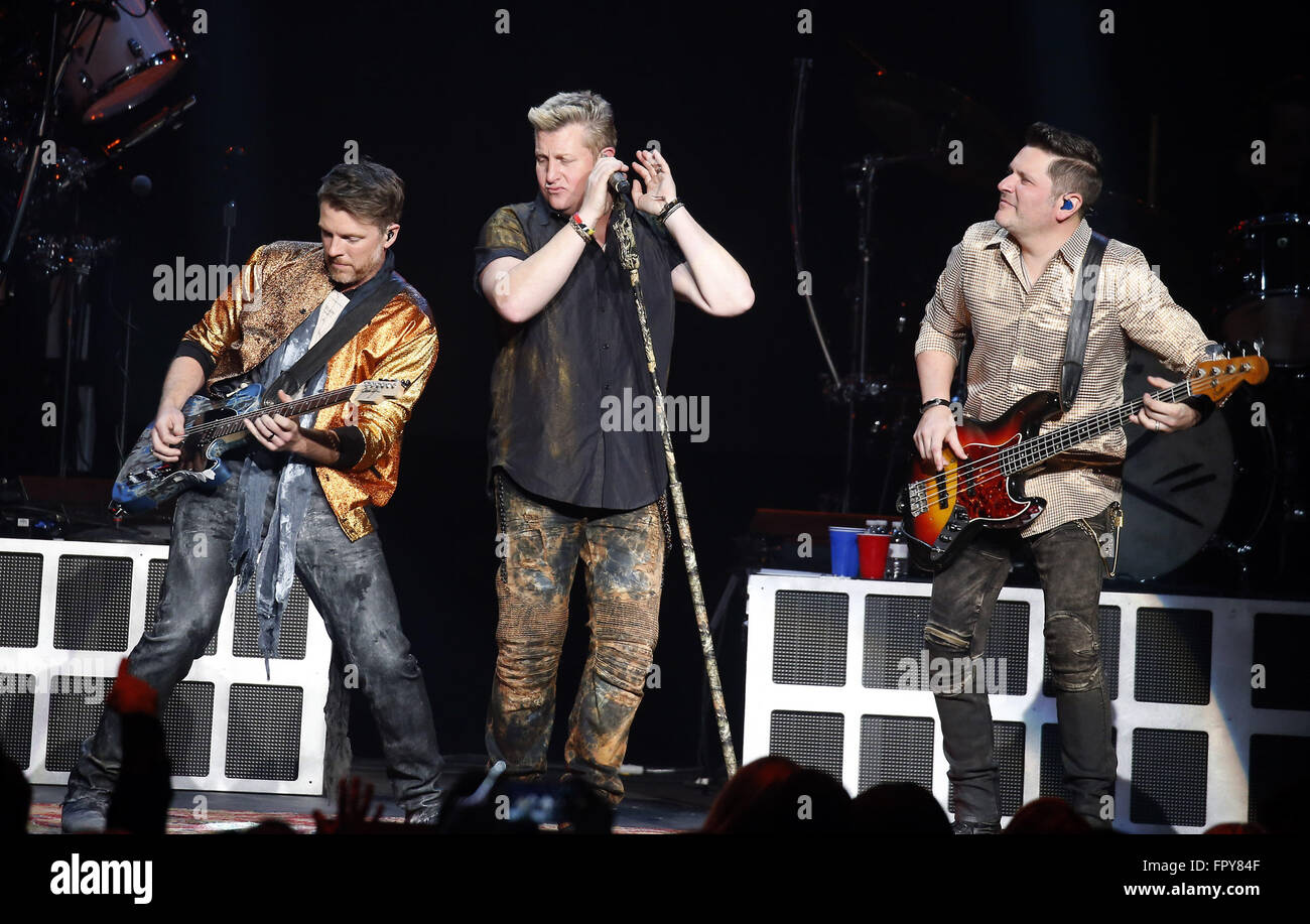 Rascal Flatts performs at The Joint inside The Hard Rock Hotel & Casino ...