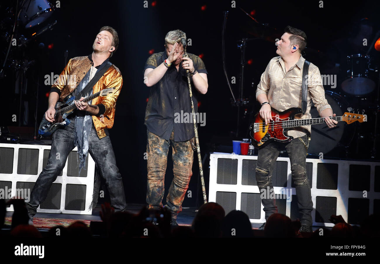 Rascal Flatts performs at The Joint inside The Hard Rock Hotel & Casino ...