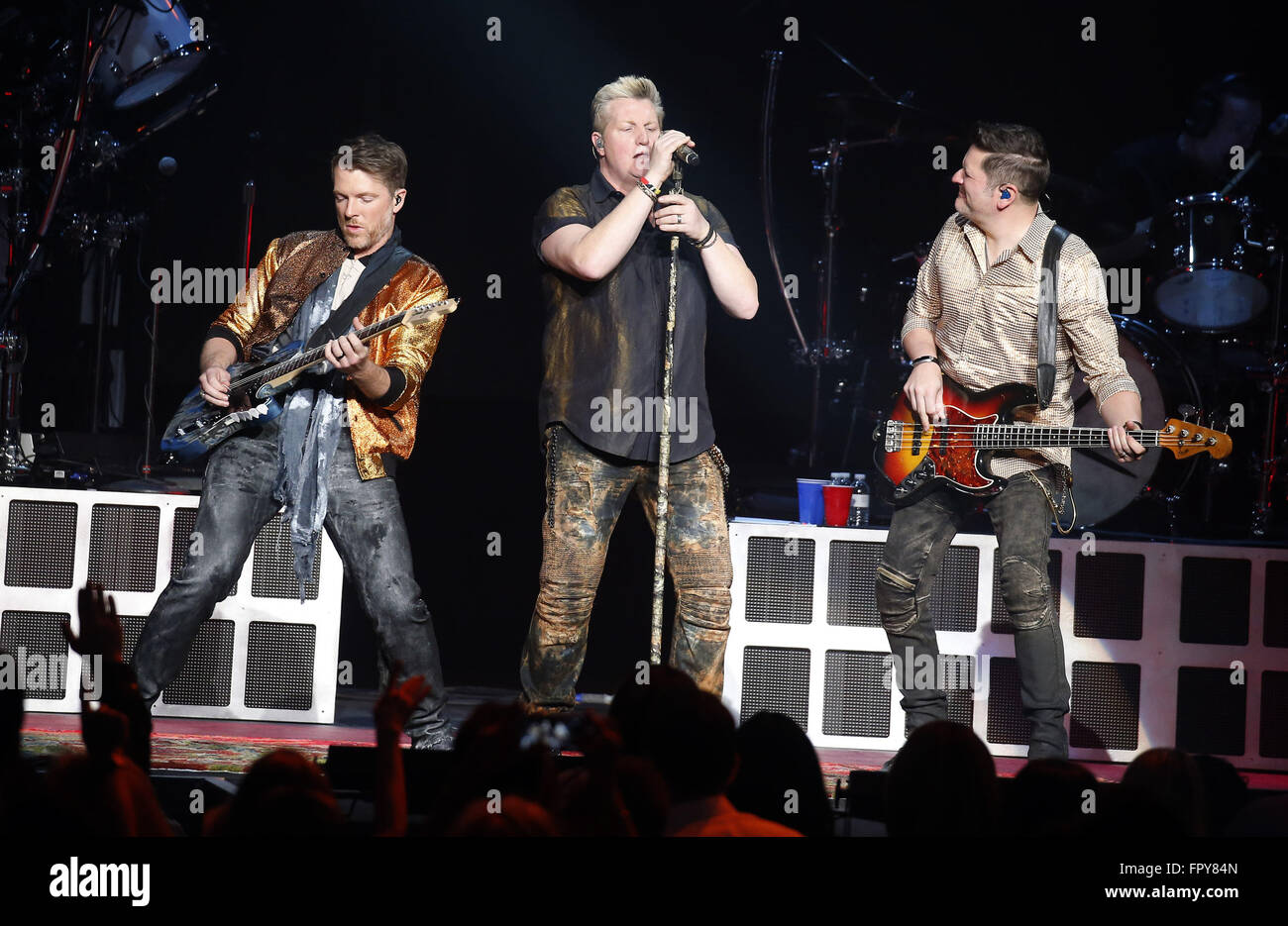 Rascal Flatts performs at The Joint inside The Hard Rock Hotel & Casino ...