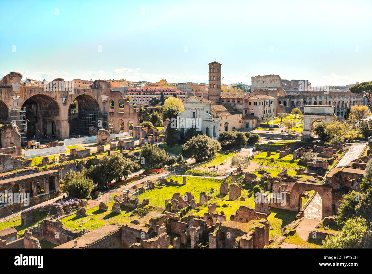 The Roman Forum in Rome, Italy Stock Photo - Alamy