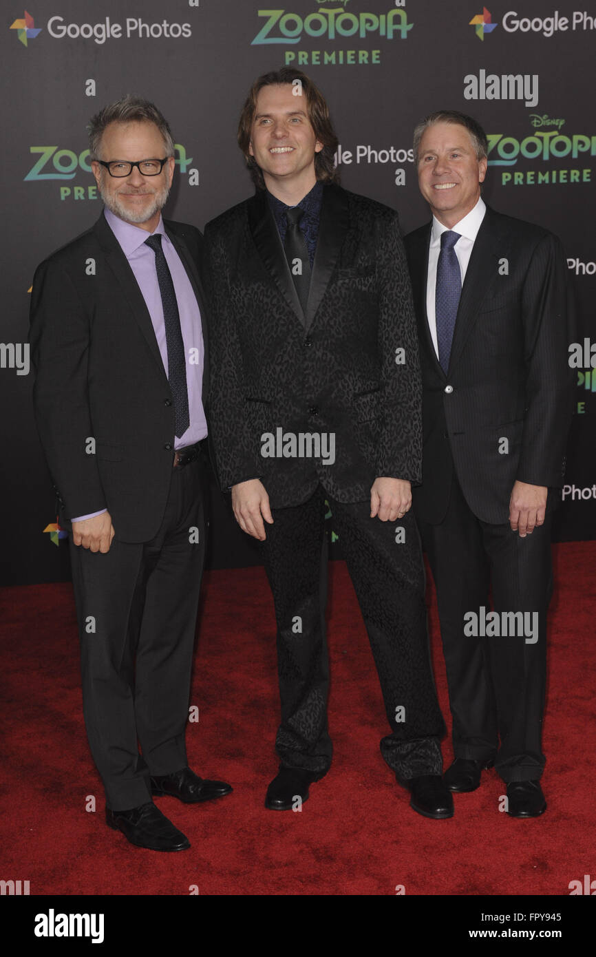 Premiere of Walt Disney Animation Studios' 'Zootopia' at the El Capitan ...