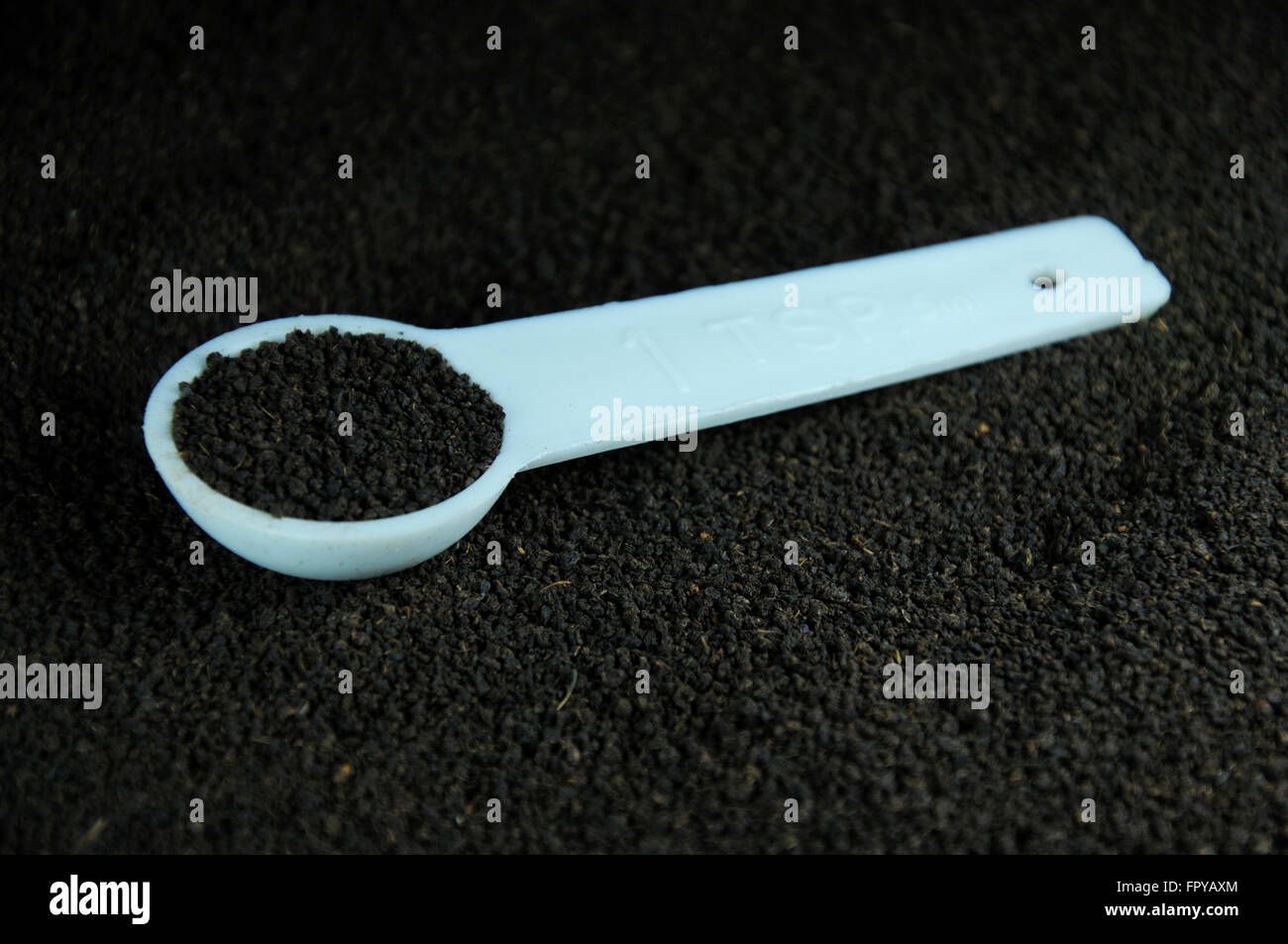 Powder tea spoon hi-res stock photography and images - Alamy