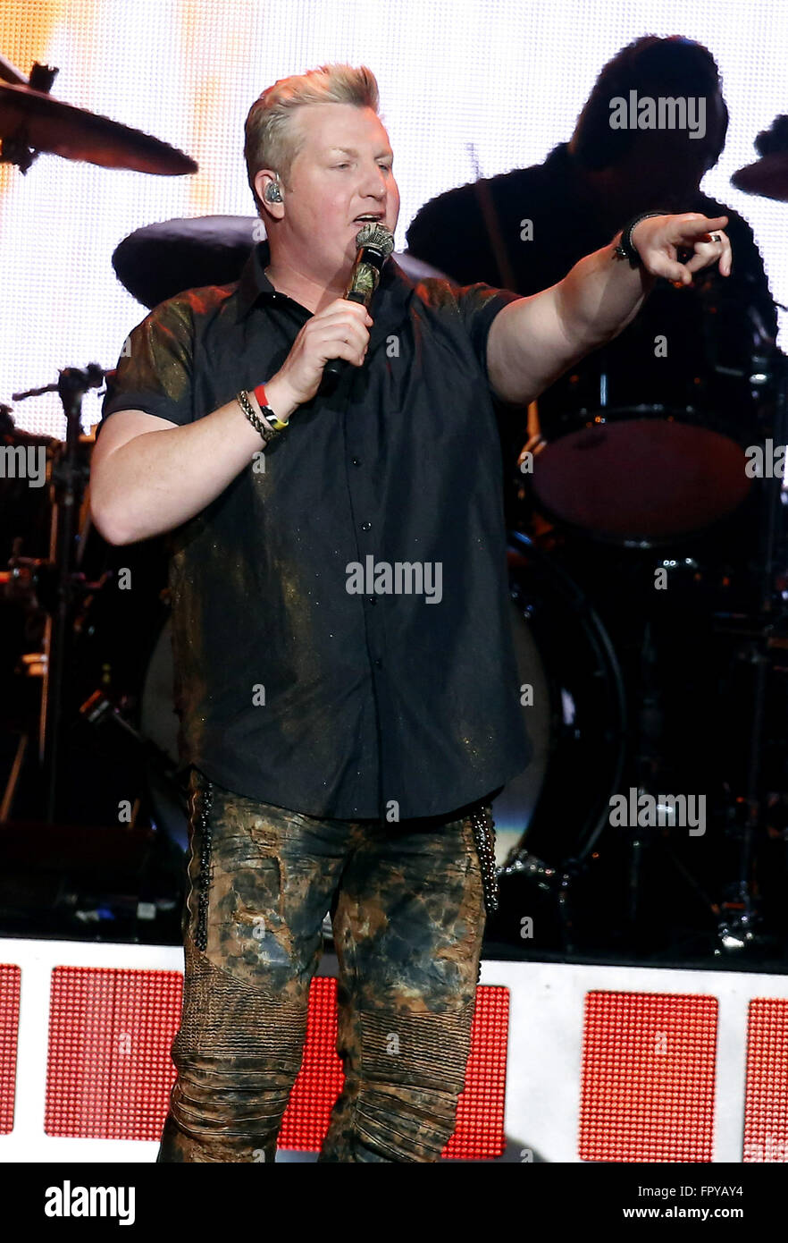 Rascal Flatts performs at The Joint inside The Hard Rock Hotel & Casino ...