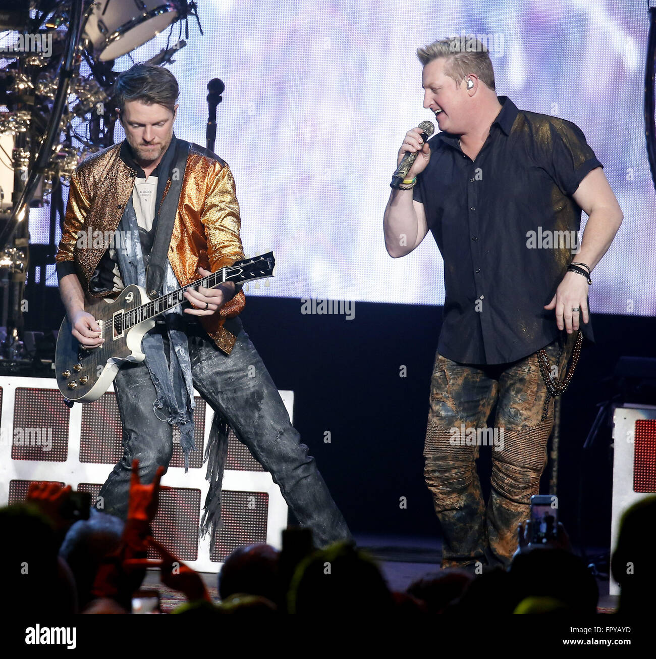 Rascal Flatts performs at The Joint inside The Hard Rock Hotel & Casino ...