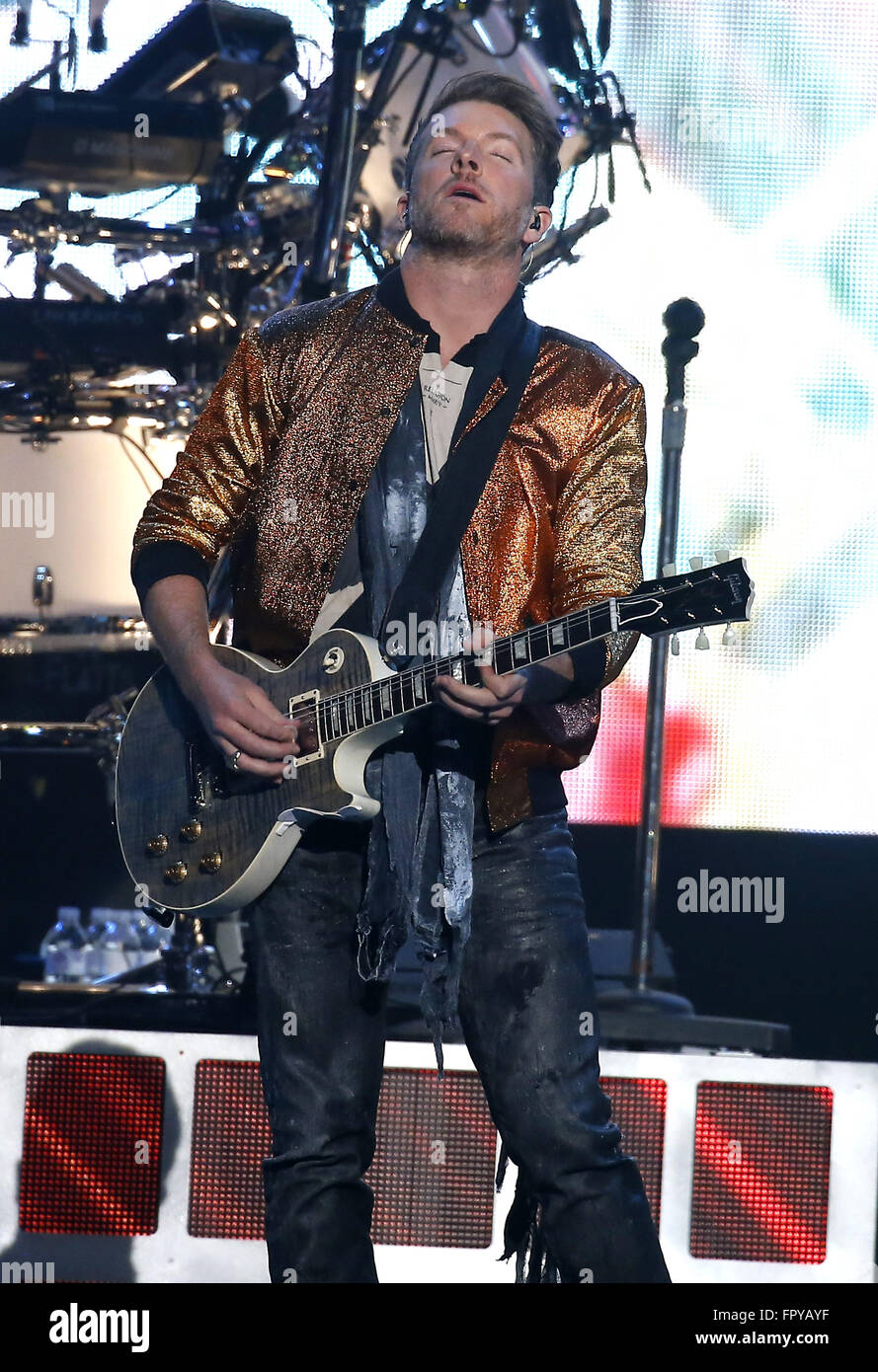 Rascal Flatts performs at The Joint inside The Hard Rock Hotel & Casino ...