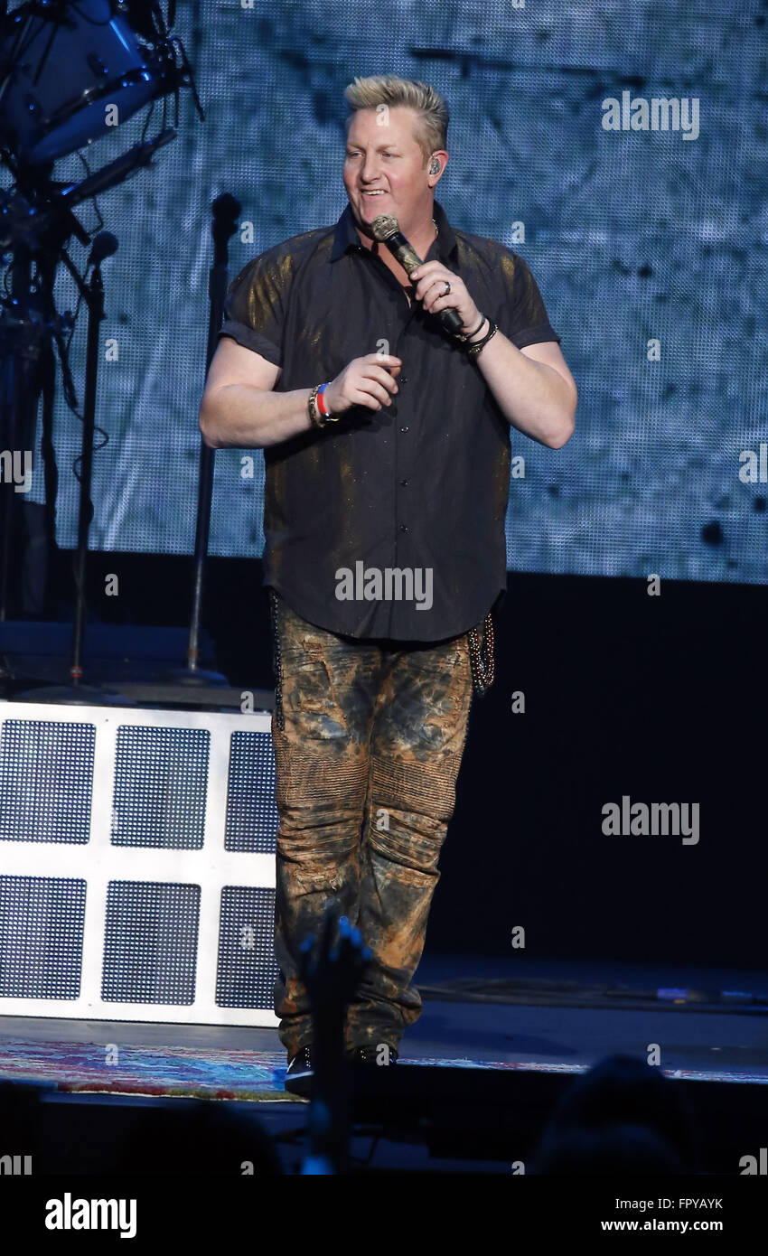 Rascal Flatts performs at The Joint inside The Hard Rock Hotel & Casino ...