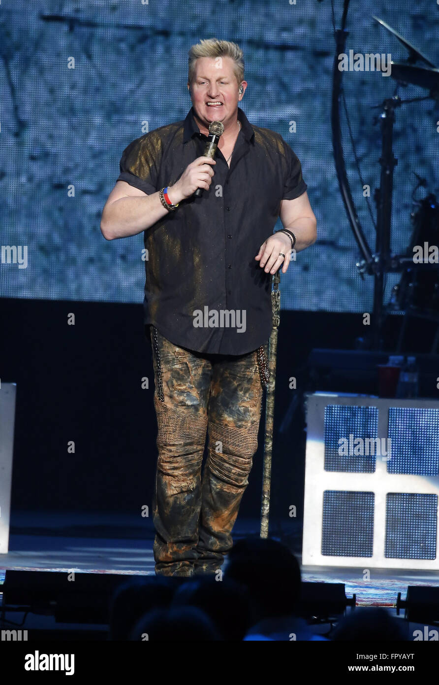 Rascal Flatts performs at The Joint inside The Hard Rock Hotel & Casino ...