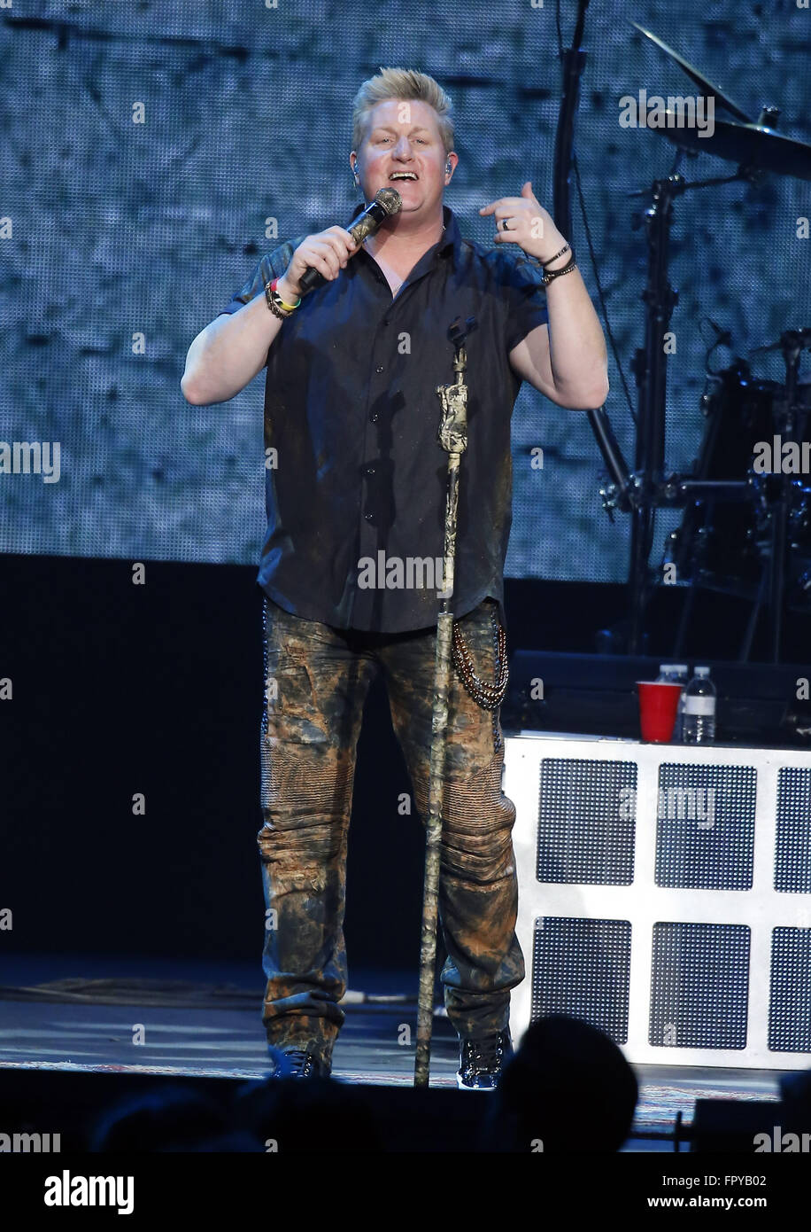 Rascal Flatts performs at The Joint inside The Hard Rock Hotel & Casino ...