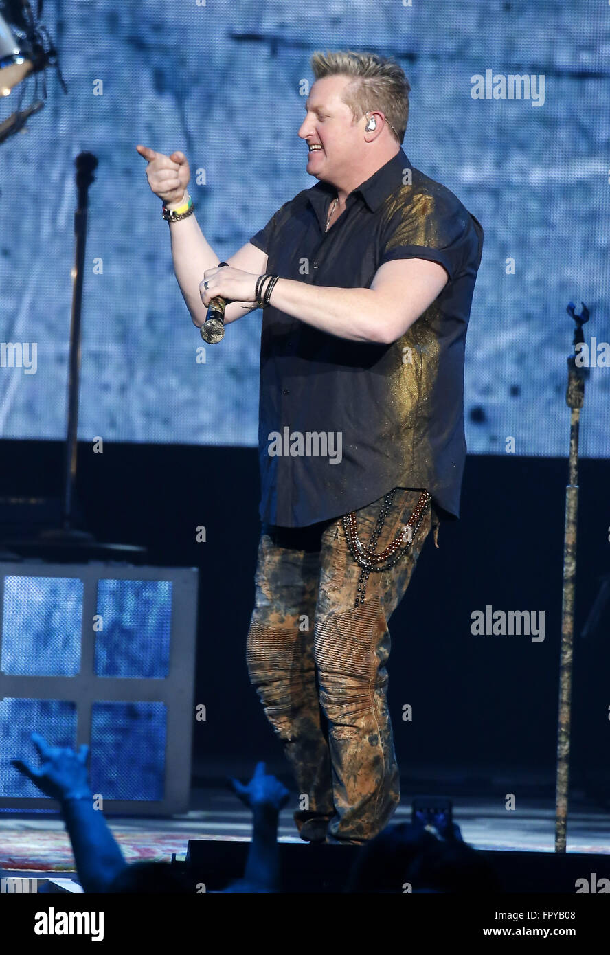 Rascal Flatts performs at The Joint inside The Hard Rock Hotel & Casino ...