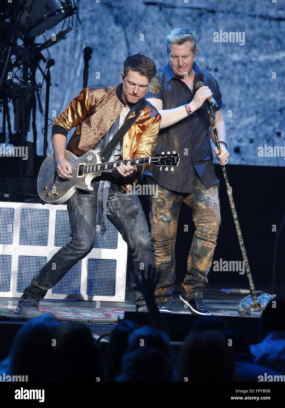 Rascal Flatts performs at The Joint inside The Hard Rock Hotel & Casino ...