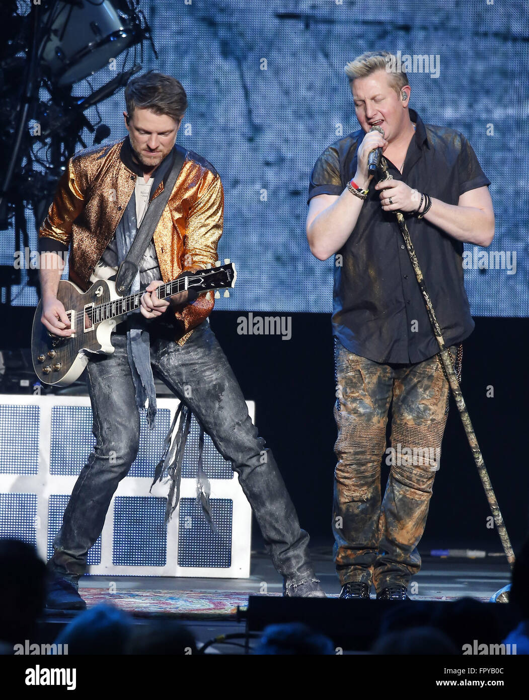 Rascal Flatts performs at The Joint inside The Hard Rock Hotel & Casino ...