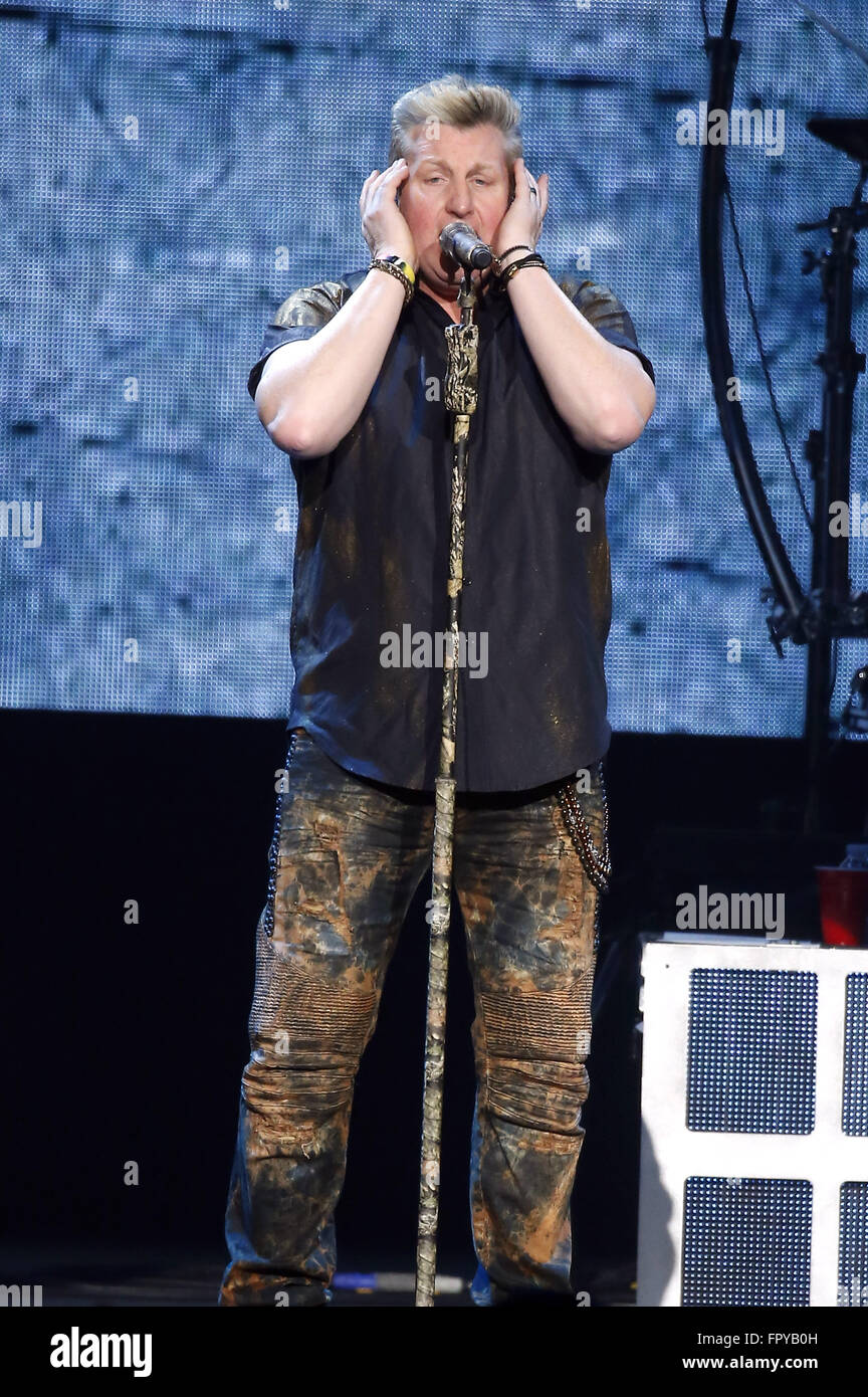 Rascal Flatts performs at The Joint inside The Hard Rock Hotel & Casino ...