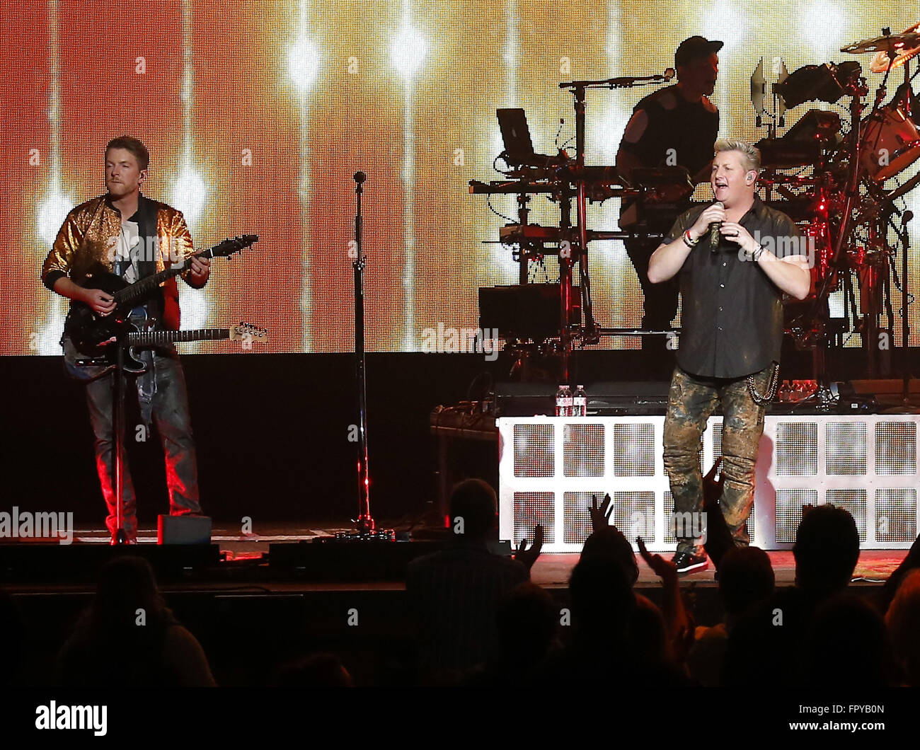 Rascal Flatts performs at The Joint inside The Hard Rock Hotel & Casino ...