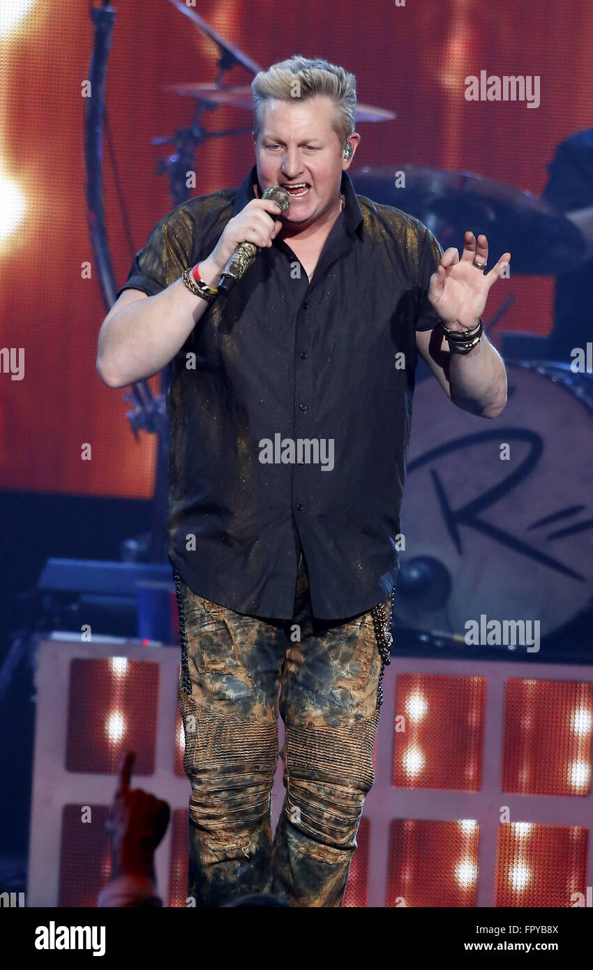 Rascal Flatts performs at The Joint inside The Hard Rock Hotel & Casino ...