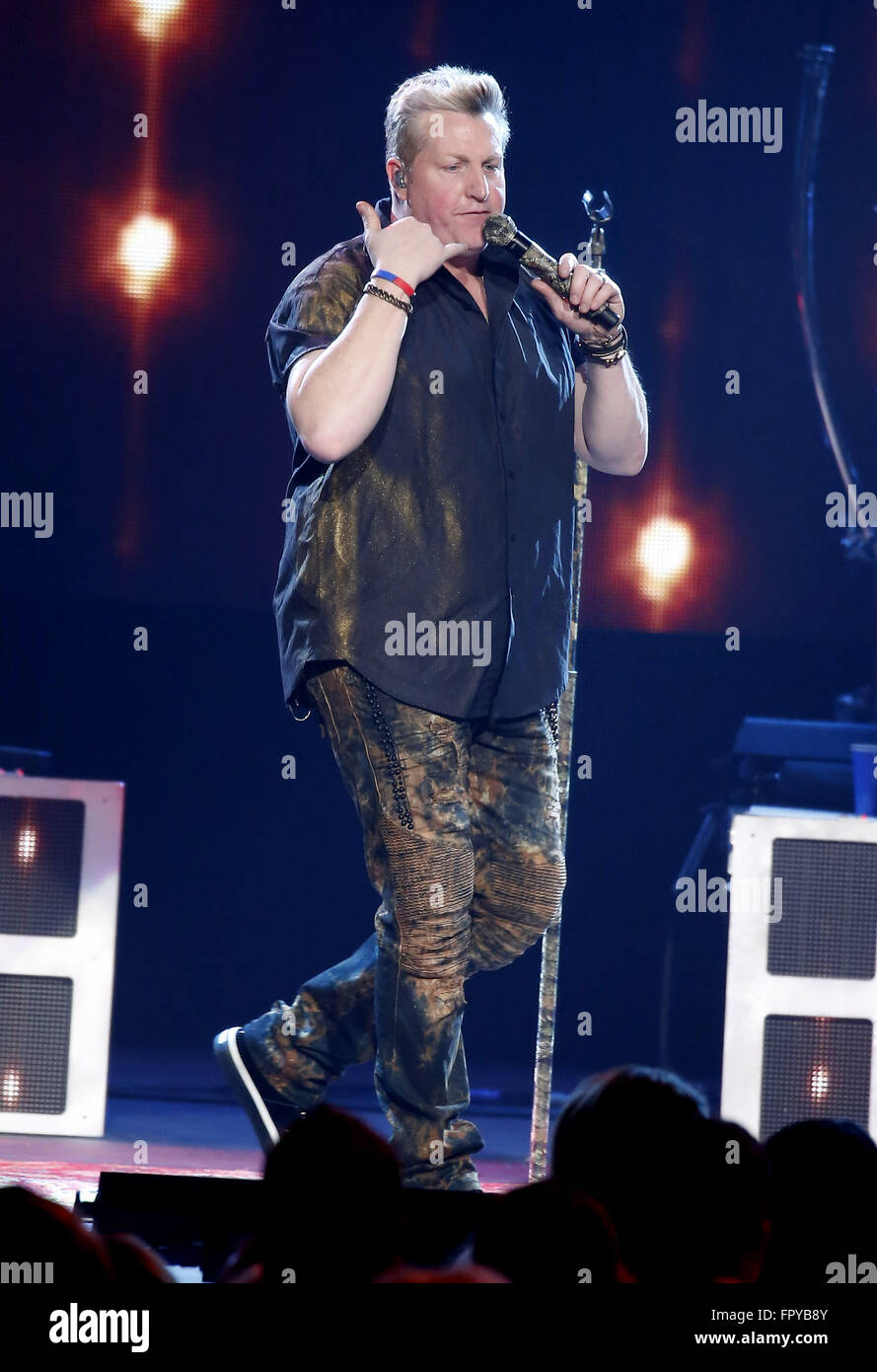 Rascal Flatts performs at The Joint inside The Hard Rock Hotel & Casino ...