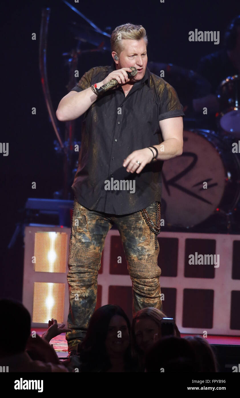 Rascal Flatts performs at The Joint inside The Hard Rock Hotel & Casino ...