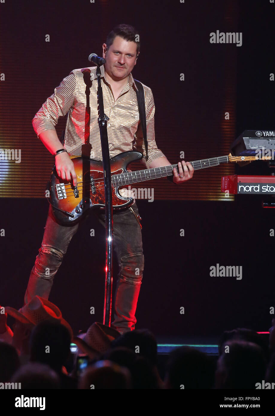 Rascal Flatts performs at The Joint inside The Hard Rock Hotel & Casino ...