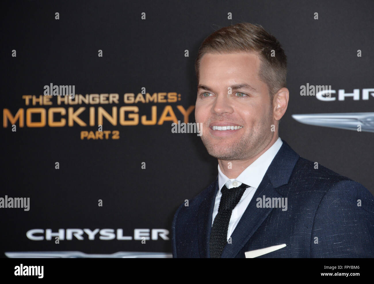 LOS ANGELES, CA - NOVEMBER 16, 2015: Actor Wes Chatham at the Los ...